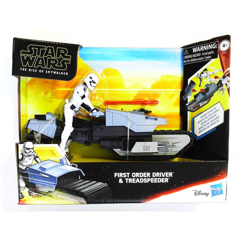 HASBRO STAR WARS FIRST ORDER DRIVER AND TREADSPEEDER ACTION FIGURE