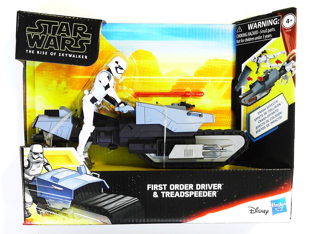 BUY STAR WARS FIRST ORDER DRIVER AND TREADSPEEDER ACTION FIGURE HASBRO