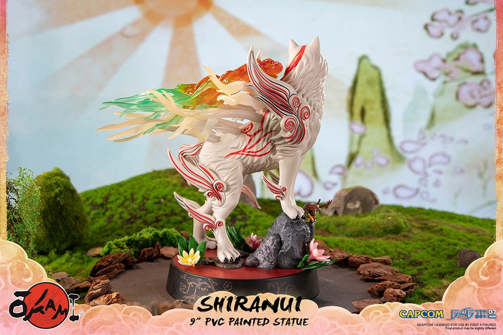 BUY OKAMI AMATERASU SHIRANUI STATUE FIGURE FIRST4FIGURES