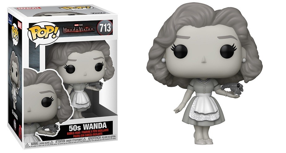 BUY FUNKO POP! MARVEL WANDAVISION - 50S WANDA BOBBLE HEAD FIGURE FUNKO