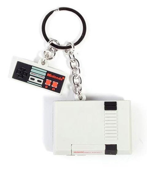 DIFUZED NINTENDO NES 3D KEYCHAIN KEYRING PORTACHIAVI