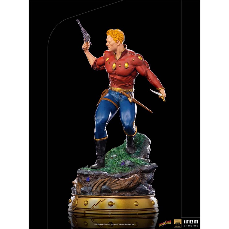 IRON STUDIOS FLASH GORDON ART SCALE DELUXE 1/10 STATUA FIGURE
