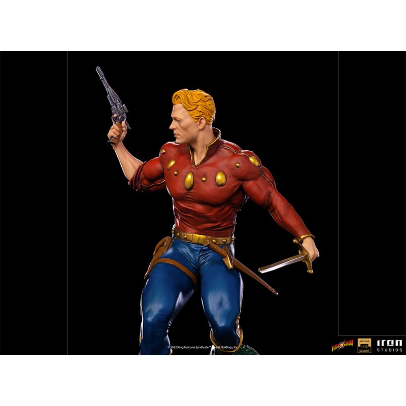 IRON STUDIOS FLASH GORDON ART SCALE DELUXE 1/10 STATUA FIGURE