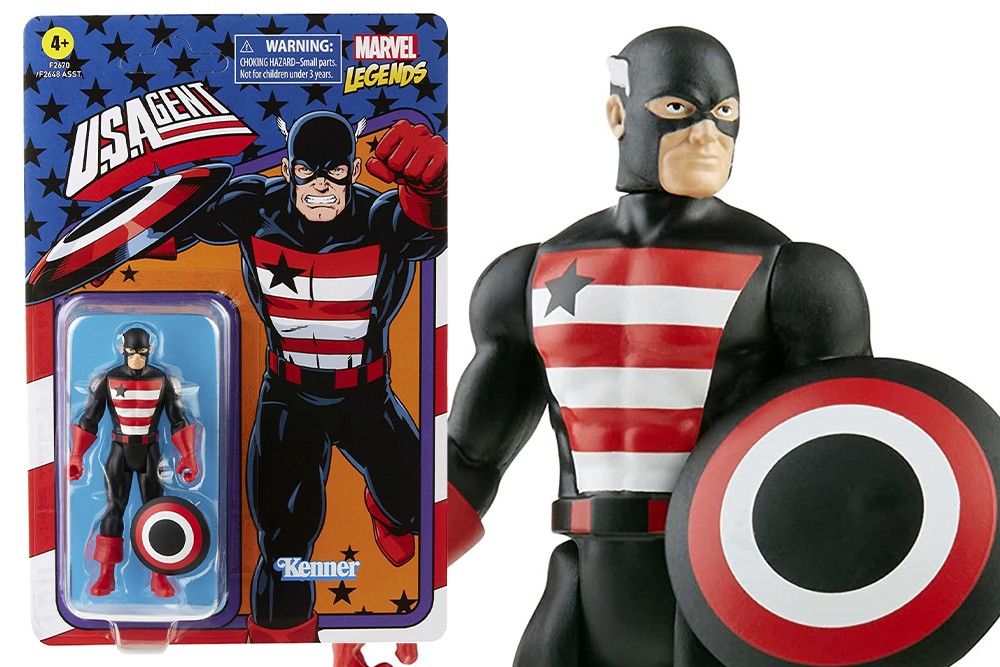 HASBRO MARVEL LEGENDS RETRO COLLECTION U.S. AGENT ACTION FIGURE