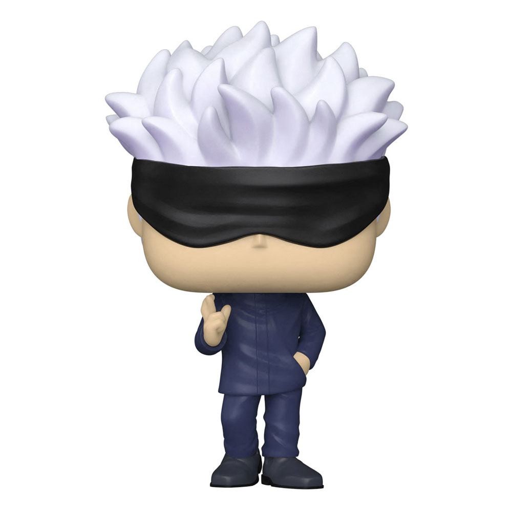 BUY FUNKO POP! JUJUTSU KAISEN SATORU GOJO BOBBLE HEAD KNOCKER FIGUR...