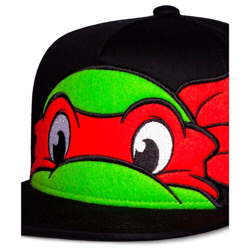 DIFUZED CAPPELLO BASEBALL CAP TMNT TARTARUGHE NINJA RAFFAELLO