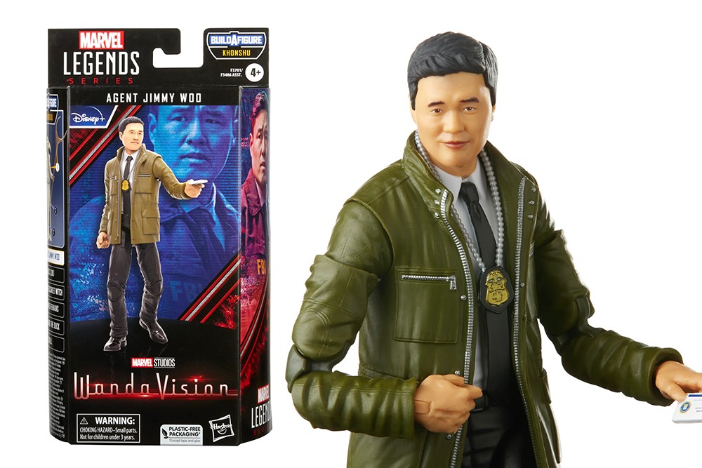 BUY MARVEL LEGENDS WANDAVISION AGENT JIMMY WOO ACTION FIGURE HASBRO