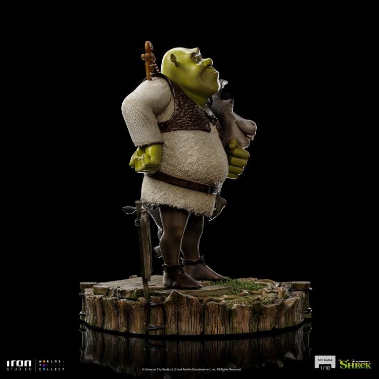 BUY SHREK AND DONKEY ART SCALE 1/10 STATUE FIGURE IRON STUDIOS