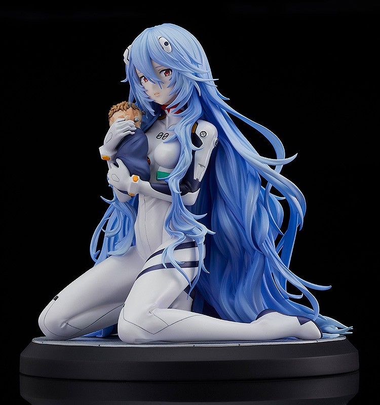 BUY REBUILD OF EVANGELION REI AYANAMI LONG HAIR STATUE FIGURE GOOD ...