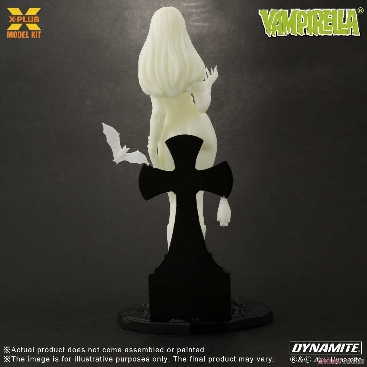 X-PLUS VAMPIRELLA GLOW IN THE DARK 1/8 MODEL KIT FIGURE