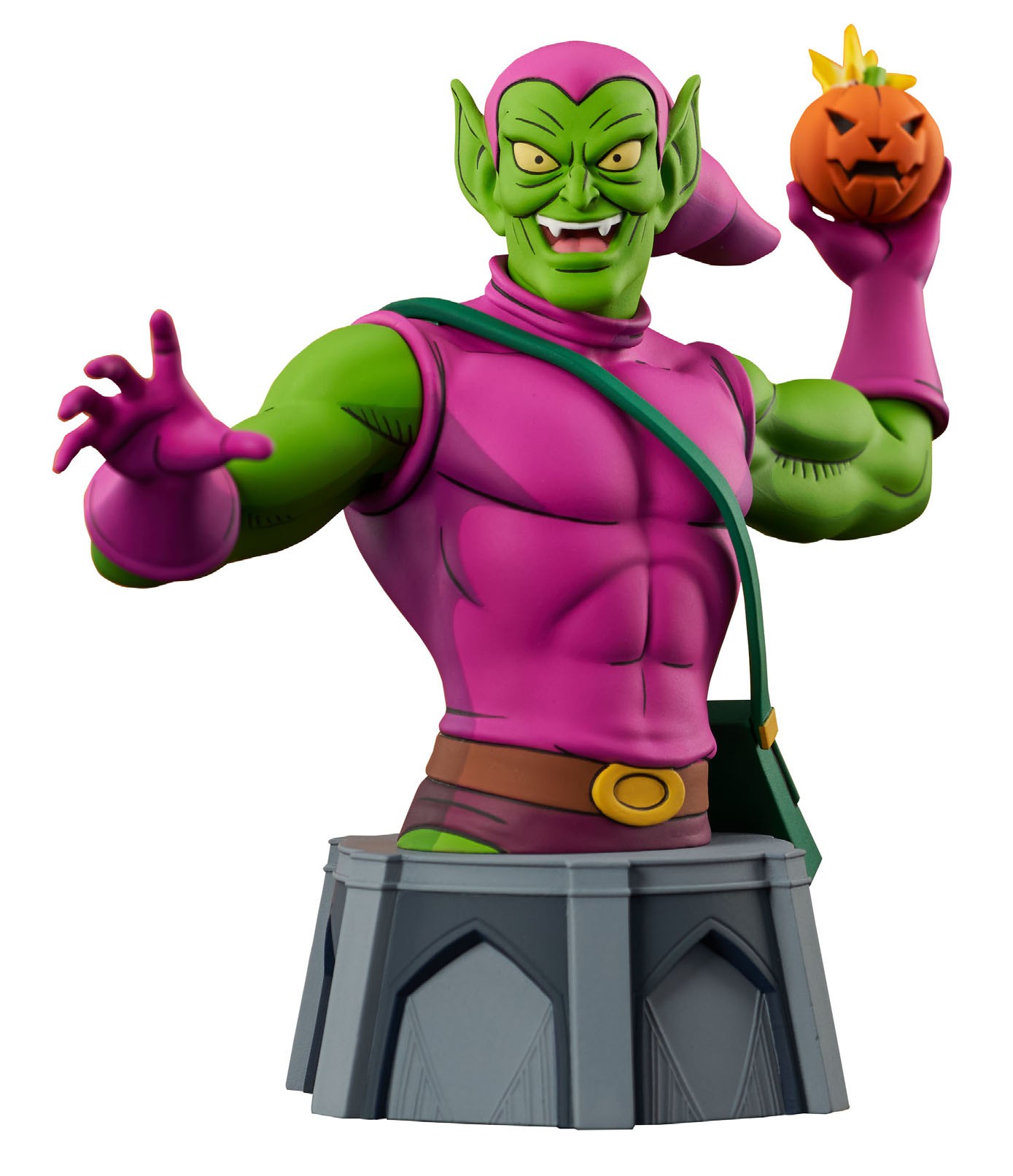 BUY MARVEL ANIMATED GREEN GOBLIN BUST STATUE RESIN FIGURE DIAMOND S...