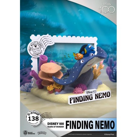 BUY D-STAGE DISNEY 100 YEARS FINDING NEMO STATUE FIGURE DIORAMA BEA...