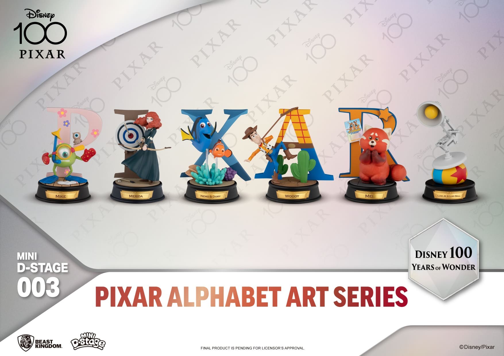 BUY DISNEY 100 YEARS OF WONDER PIXAR ALPHABET MINI D-STAGE FIGURES ...