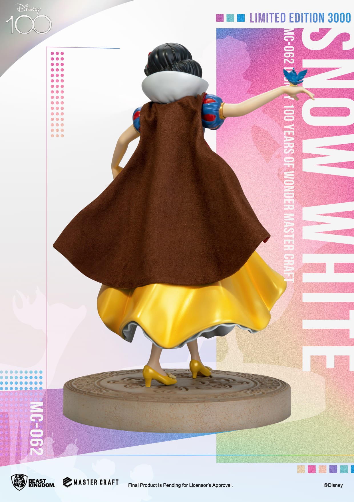 BEAST KINGDOM DISNEY 100 YEARS SNOW WHITE BIANCANEVE MASTER CRAFT S...