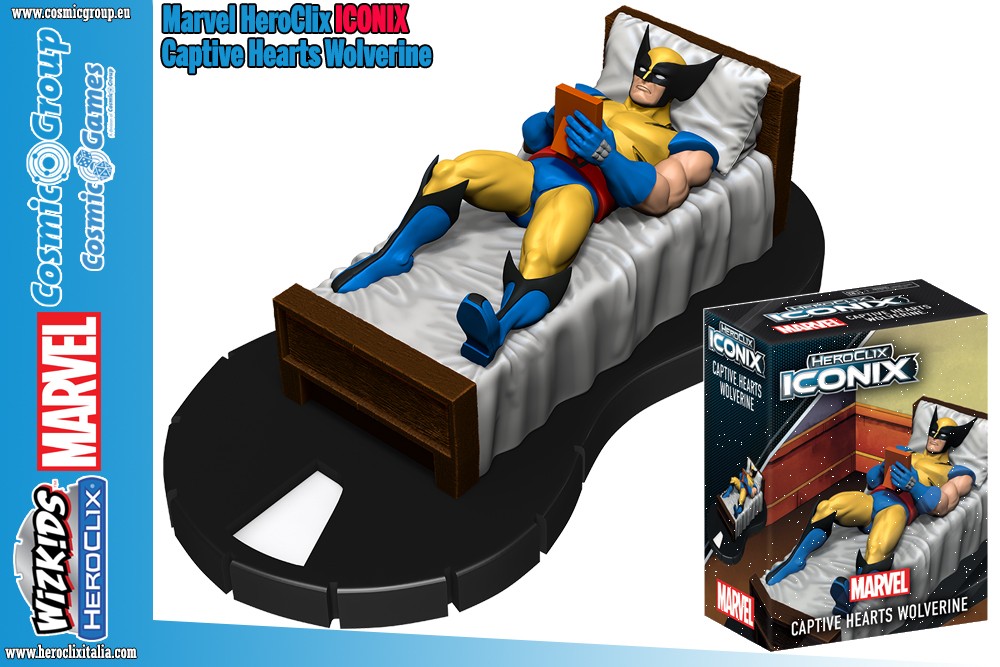 BUY MARVEL HEROCLIX ICONIX CAPTIVE HEARTS WOLVERINE FIGURE WIZKIDS