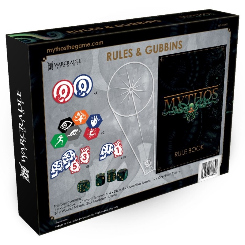 WARCRADLE STUDIOS MYTHOS RULES AND GUBBINS BOX SET