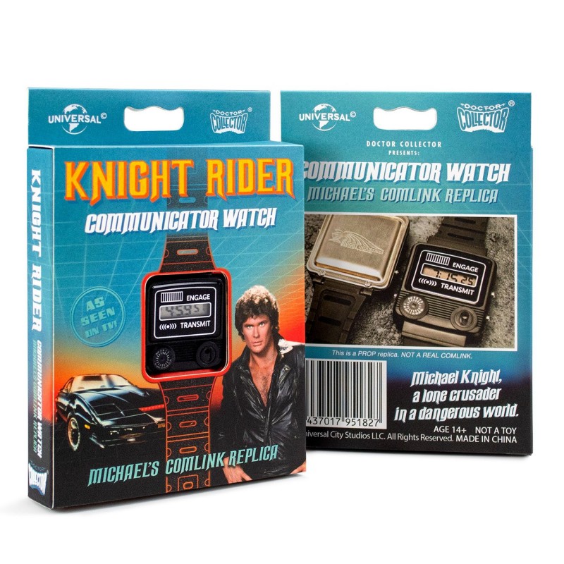 DOCTOR COLLECTOR KNIGHT RIDER MICHAEL KNIGHT COMMUNICATOR WATCH COM...