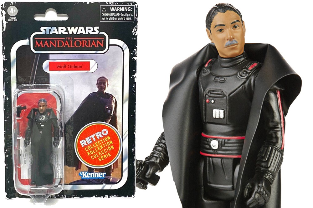HASBRO STAR WARS RETRO COLLECTION THE MANDALORIAN MOFF GIDEON ACTIO...