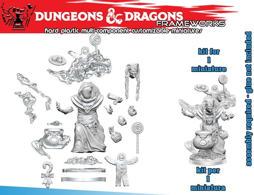 BUY DUNGEONS AND DRAGONS FRAMEWORKS NIGHT HAG MODEL KIT MINIATURE F...