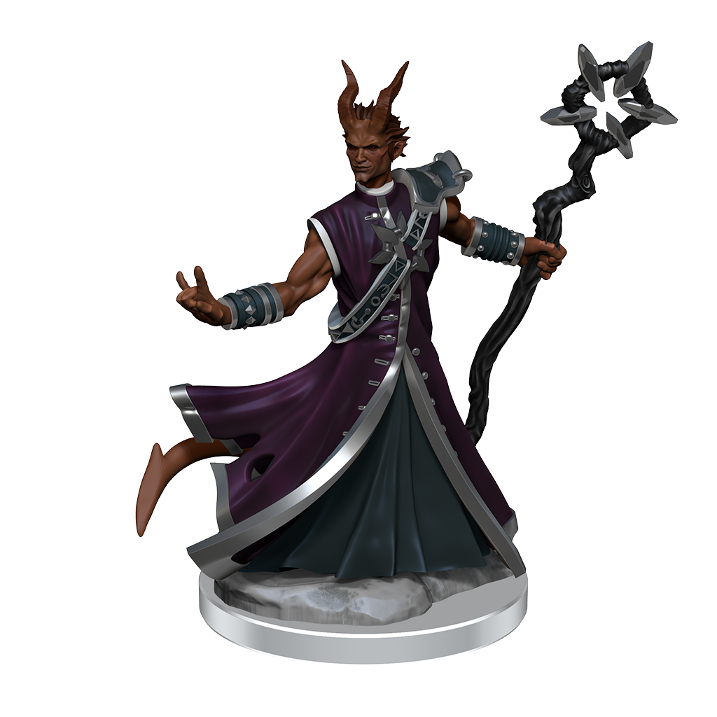 BUY DUNGEONS AND DRAGONS FRAMEWORKS TIEFLING WARLOCK MALE MODEL KIT...