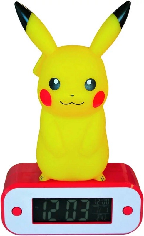 BUY POKEMON PIKACHU LIGHT UP ALARM CLOCK TEKNOFUN