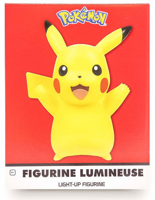 Pokemon Figurines Pikachu Grumpy Light-Up Luminous Toy Figure Pikachu ...