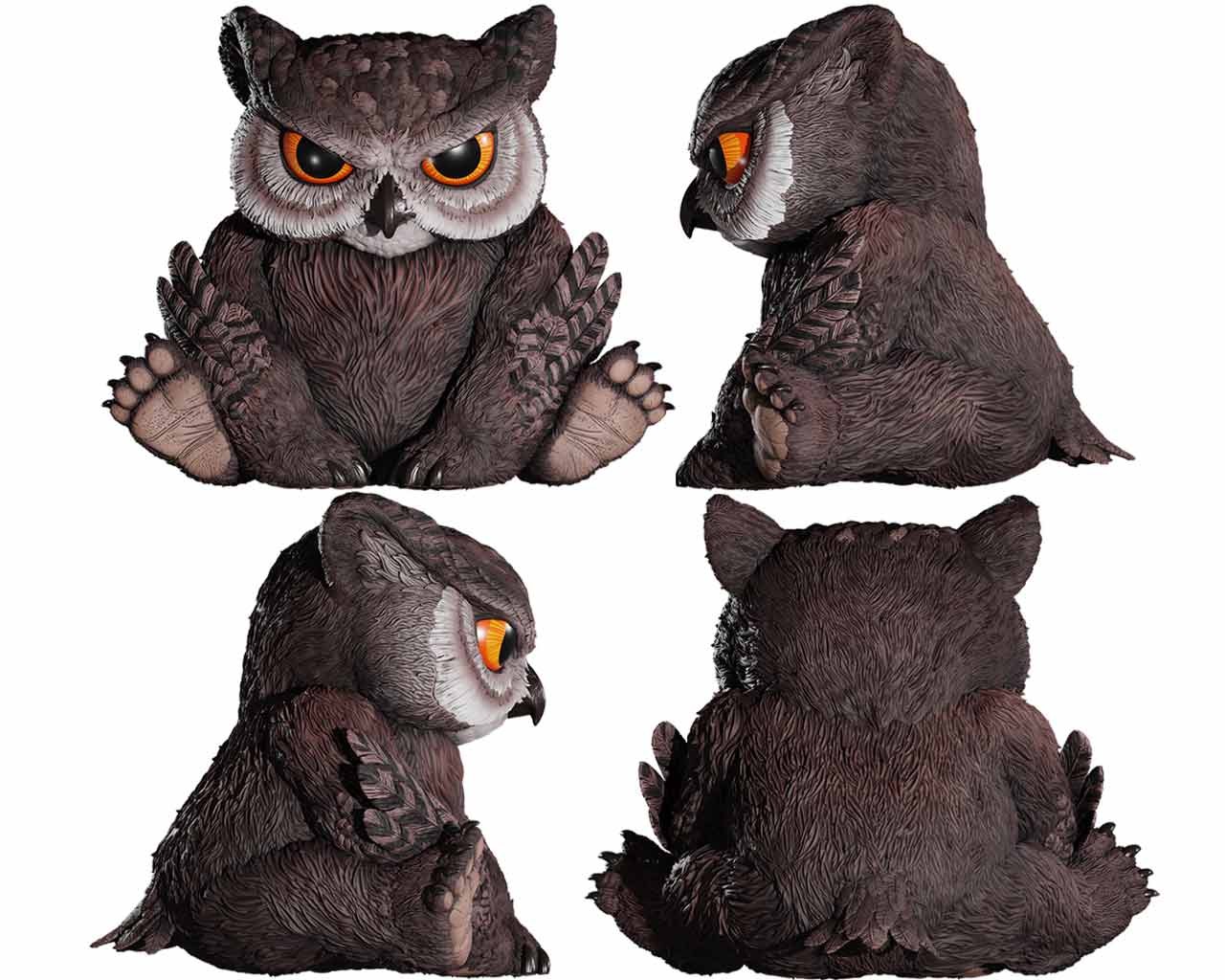 BUY DUNGEONS AND DRAGONS BABY OWLBEAR LIFE SIZED 28CM FIGURE WIZKIDS
