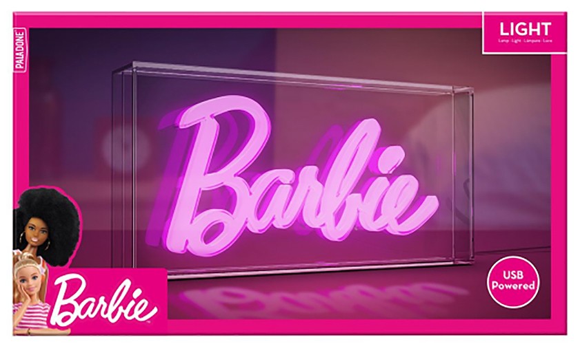 PALADONE PRODUCTS BARBIE LOGO NEON LIGHT LAMPADA