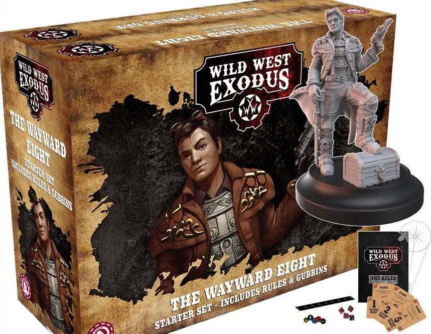 WARCRADLE STUDIOS WILD WEST EXODUS THE WAYWARD EIGHT STARTER SET RE...