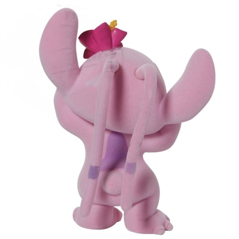 ENESCO LILO AND STITCH FLOCKED ANGEL STATUA FIGURE