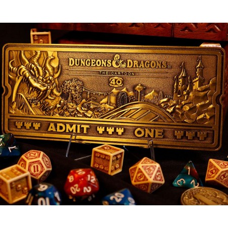 BUY DUNGEONS AND DRAGONS THE CARTOON ROLLERCOASTER TICKET REPLICA F...