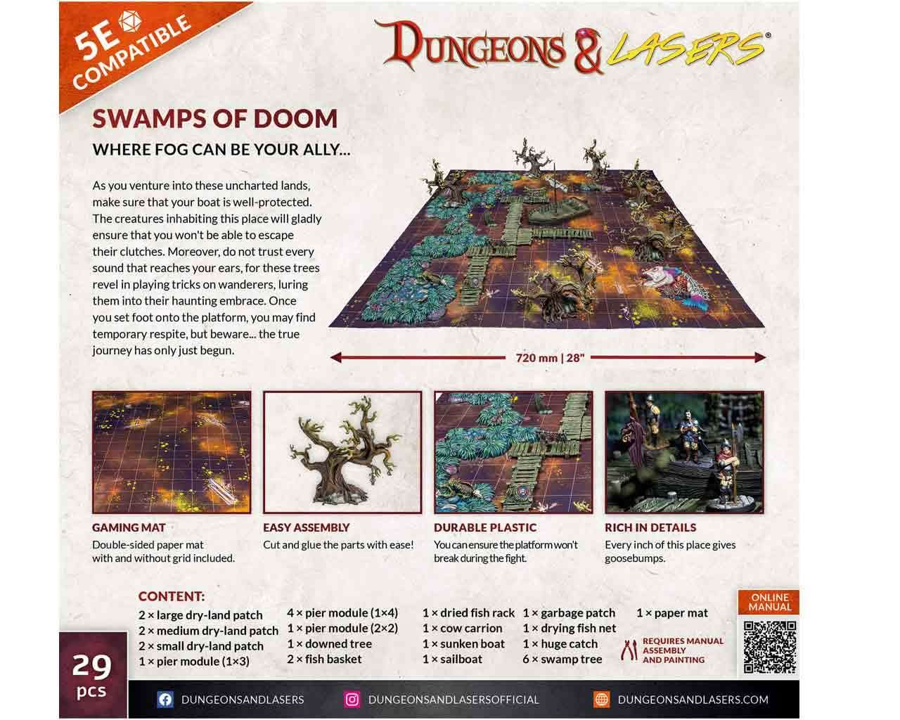 BUY DUNGEONS AND LASERS SWAMPS OF DOOM SCENARIO ARCHON STUDIO