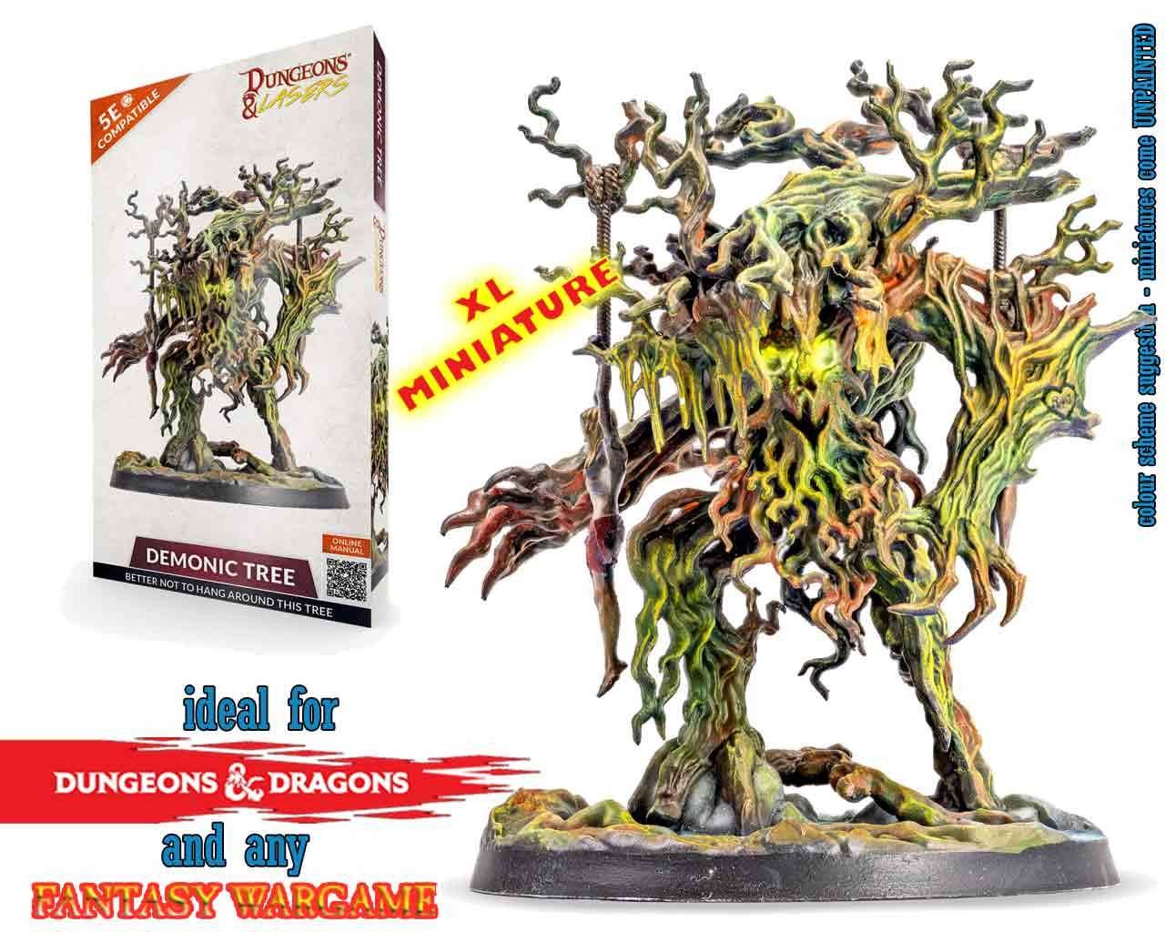 BUY DUNGEONS AND LASERS DEMONIC TREE XL MINIATURE FIGURE ARCHON STUDIO