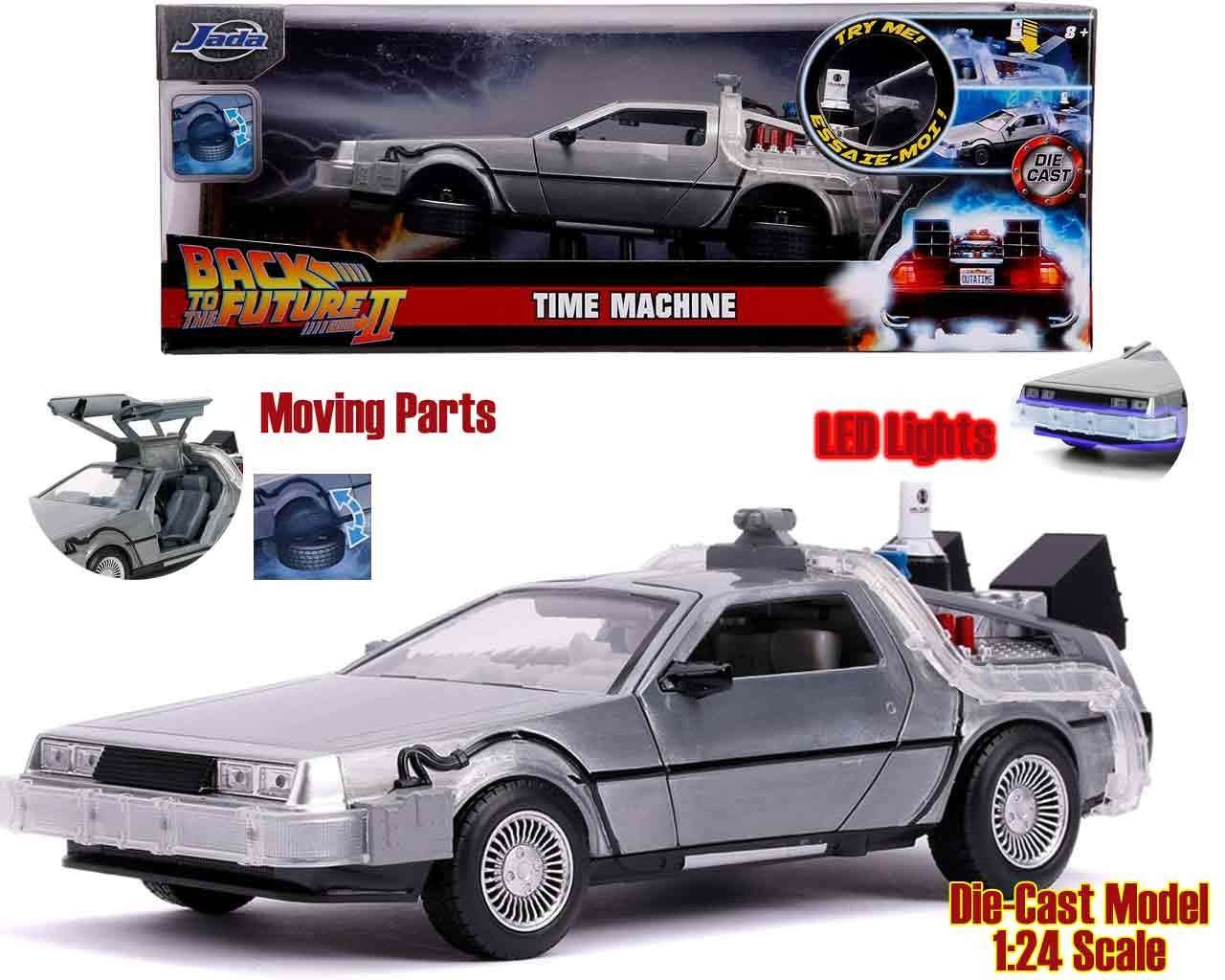 BUY BACK TO THE FUTURE PART II DELOREAN DIE CAST 1/24 MODEL SIMBA TOYS