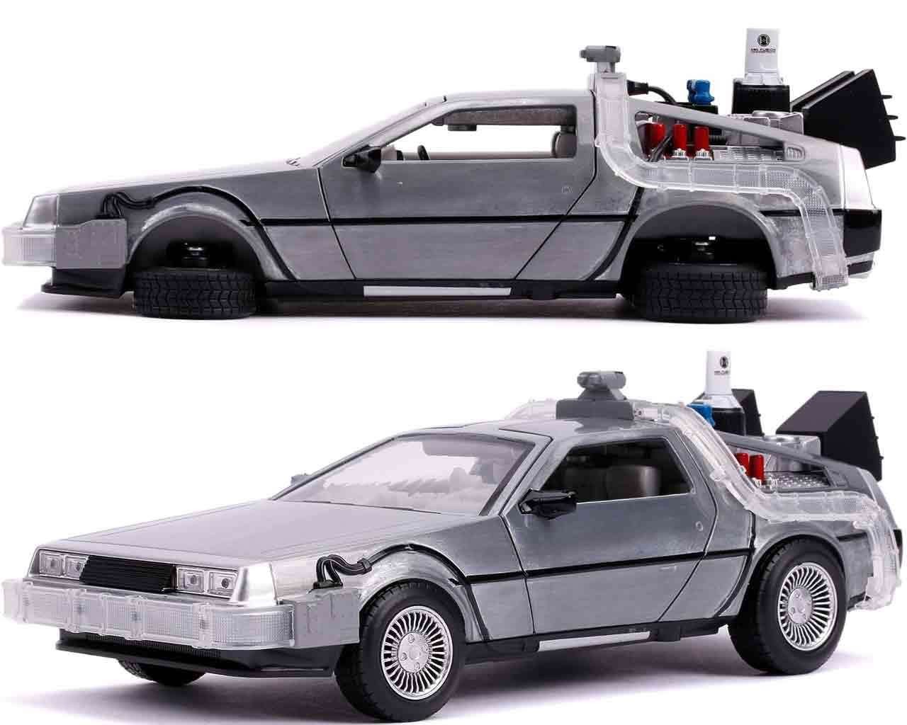 BUY BACK TO THE FUTURE PART II DELOREAN DIE CAST 1/24 MODEL SIMBA TOYS