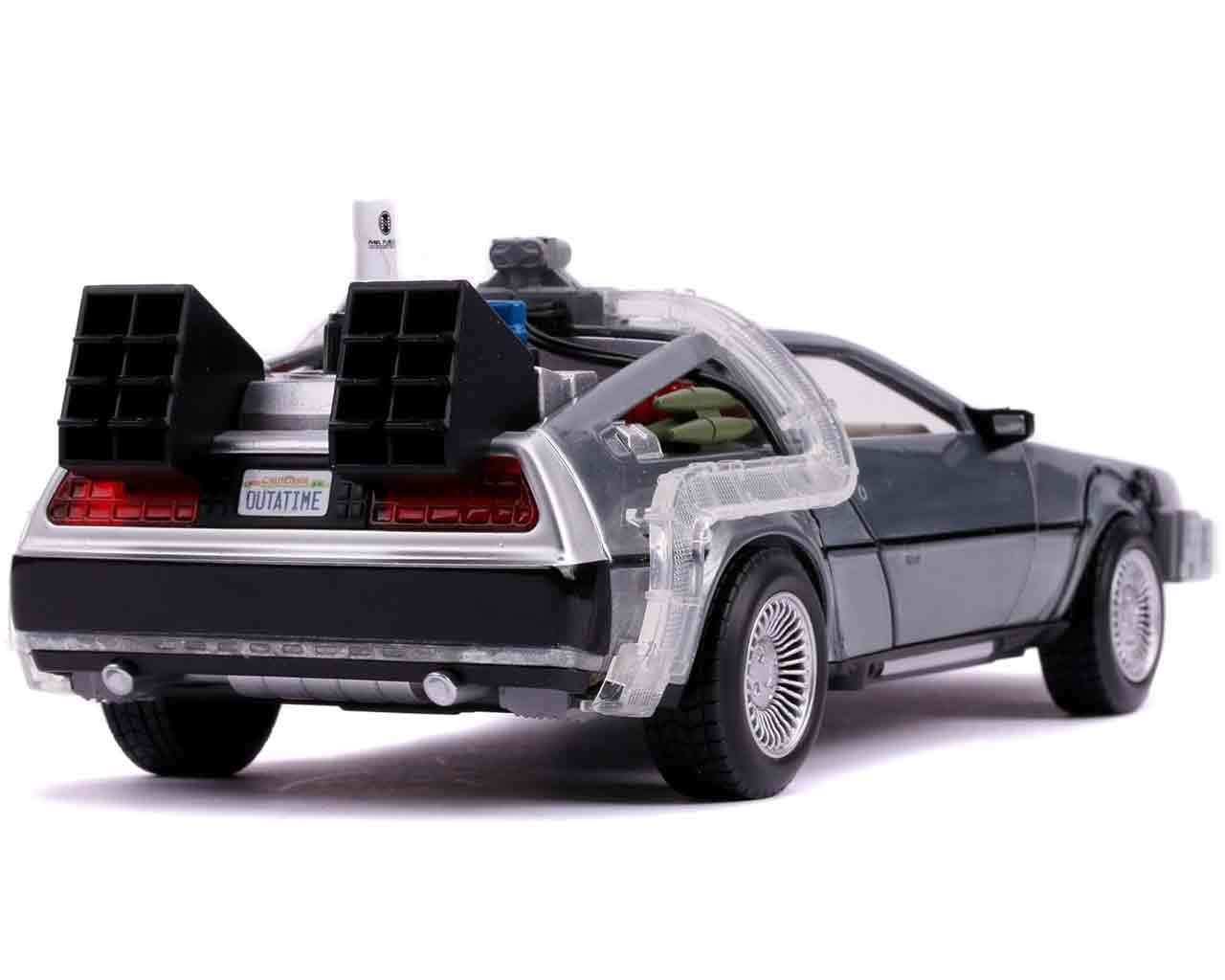BUY BACK TO THE FUTURE PART II DELOREAN DIE CAST 1/24 MODEL SIMBA TOYS