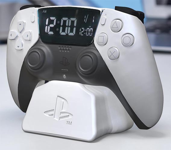 PALADONE PRODUCTS PLAYSTATION 5 DUALSENSE PS5 LIGHT UP ALARM CLOCK ...