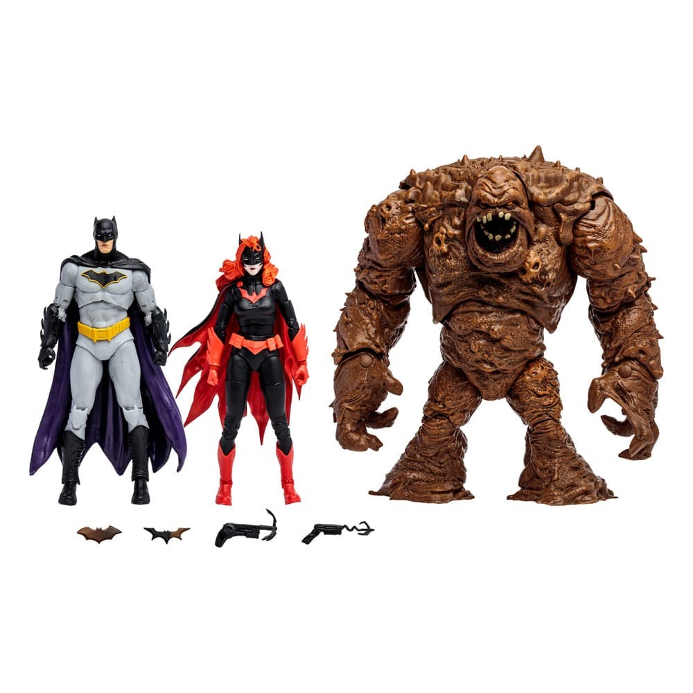 BUY DC MULTIVERSE CLAYFACE BATMAN AND BATWOMAN 3-PACK ACTION FIGURE...