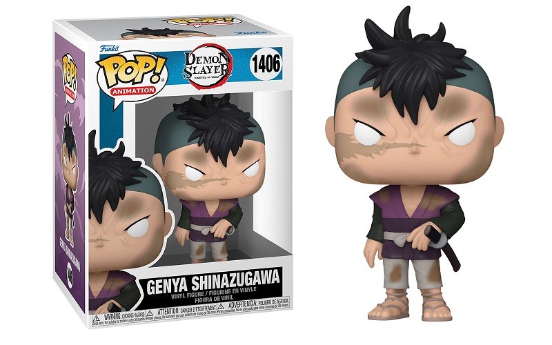 BUY FUNKO POP! DEMON SLAYER GENYA SHINAZUGAWA BOBBLE HEAD FIGURE FUNKO