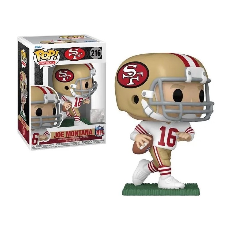 FUNKO FUNKO POP! FOOTBALL NFL SAN FRANCISCO JOE MONTANA BOBBLE HEAD...