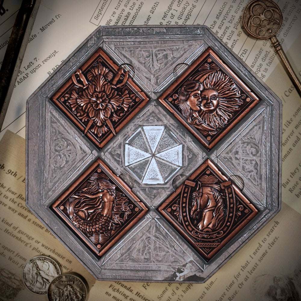 BUY RESIDENT EVIL 8 VILLAGE HOUSE CREST MEDALLION COLLECTION SET RE...