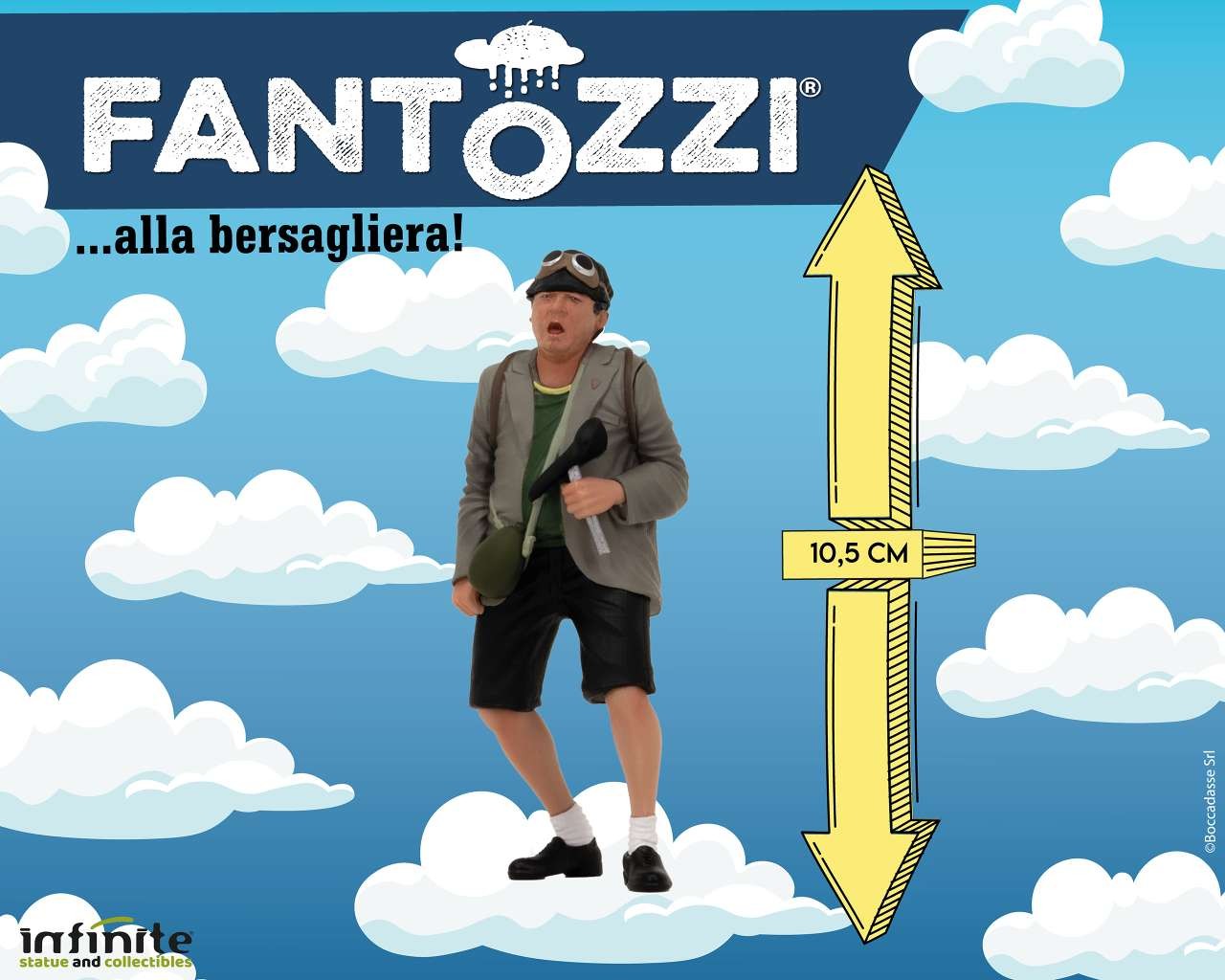 INFINITE STATUE FANTOZZI ALLA BERSAGLIERA! PVC MINI FIGURE