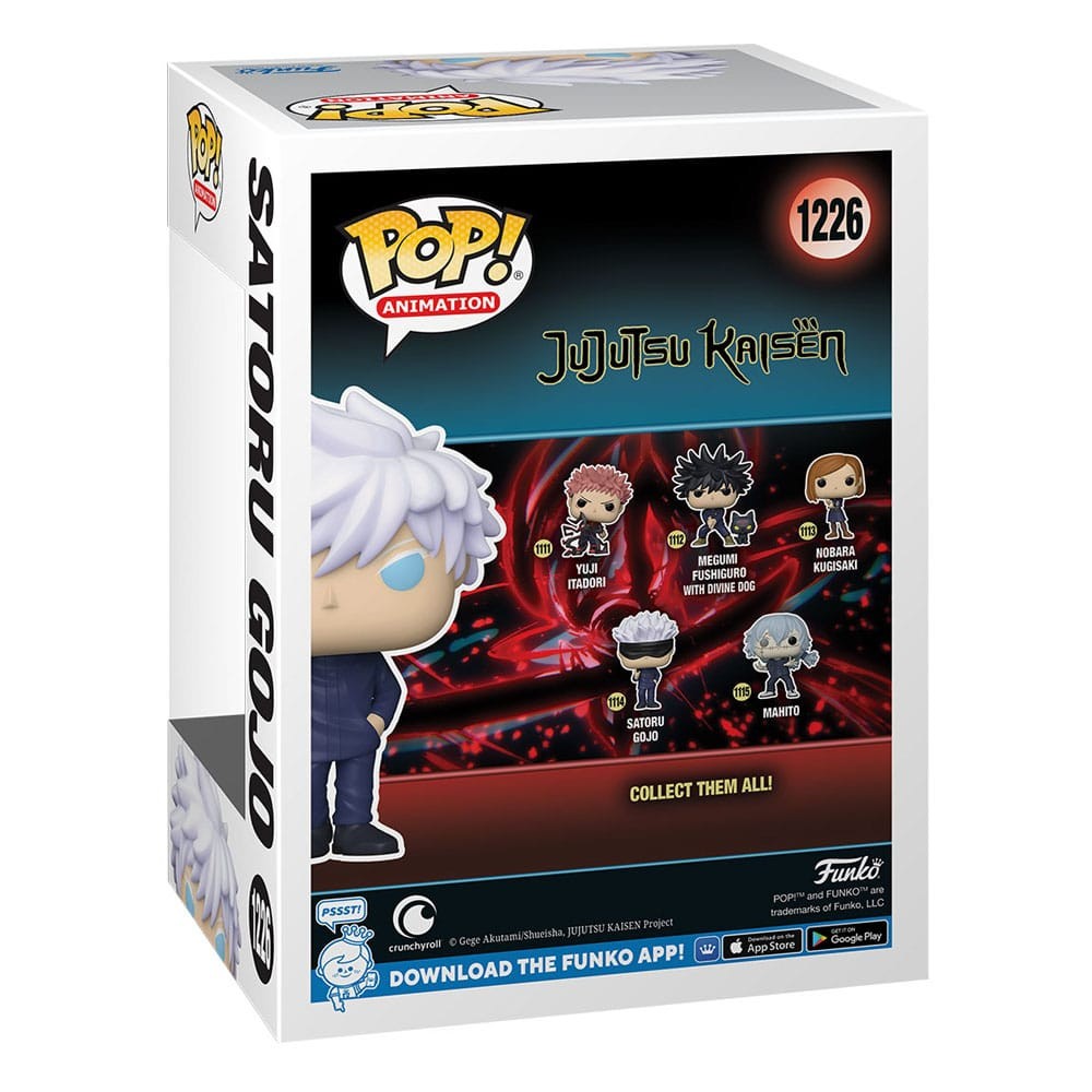 FUNKO FUNKO POP! JUJUTSU KAISEN SATORU GOJO UNMASKED BOBBLE HEAD FI...