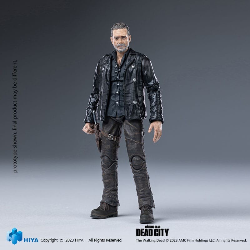 HIYA TOYS THE WALKING DEAD EXQUISITE NEGAN DEAD CITY ACTION FIGURE