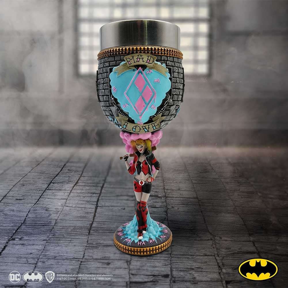 NEMESIS NOW DC COMICS HARLEY QUINN RESIN GOBLET CALICE