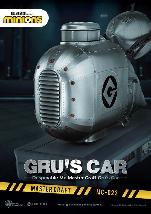 BUY DESPICABLE ME MINIONS GRU'S CAR MASTER CRAFT STATUE FIGURE BEAS...