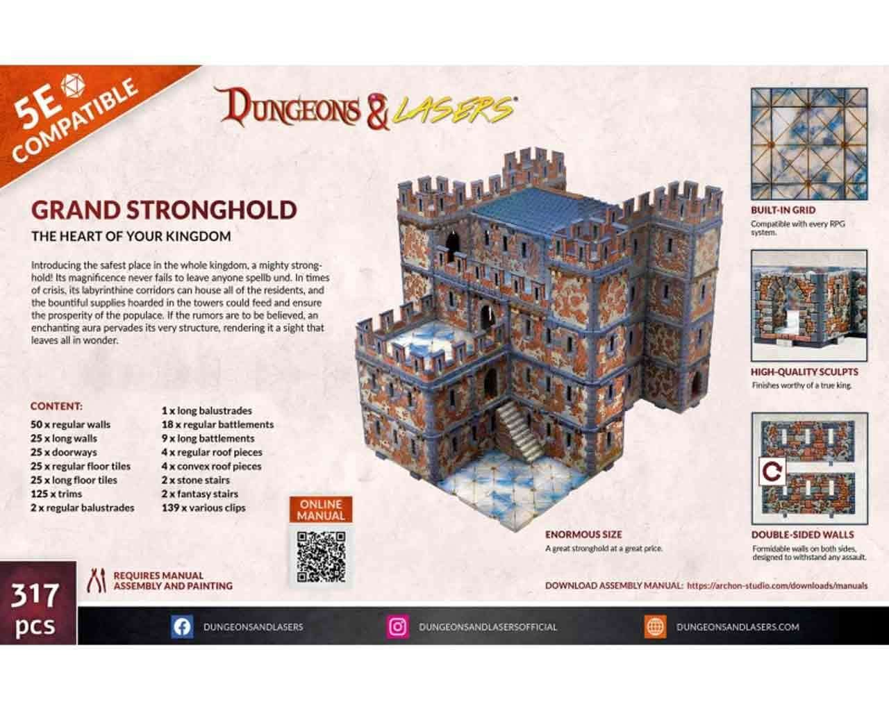 BUY DUNGEONS AND LASERS GRAND STRONGHOLD SCENARIO ARCHON STUDIO