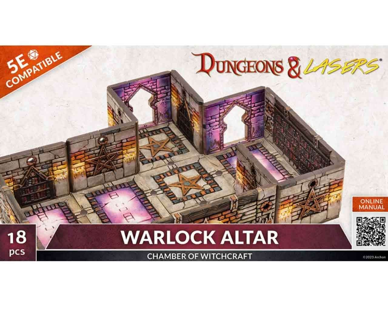 BUY DUNGEONS AND LASERS WARLOCK ALTAR SCENARY SET ARCHON STUDIO