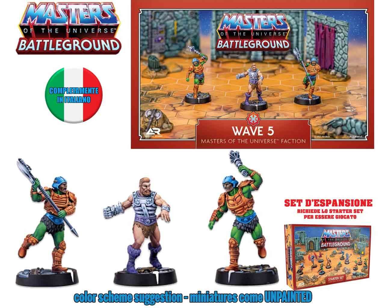 ARCHON STUDIO MASTERS OF THE UNIVERSE BATTLEGROUND WAVE 5 MOTU FACT...