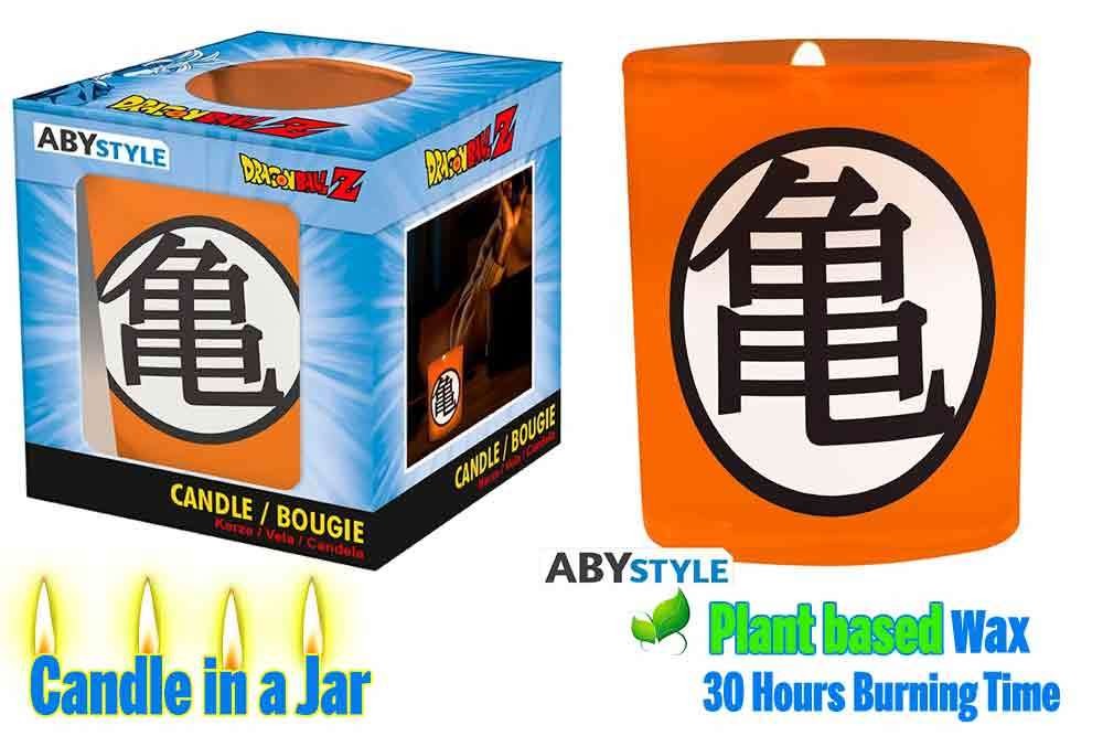 ABYSTYLE CANDLE IN A JAR DRAGON BALL KAME SYMBOL CANDELA